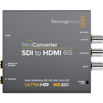 Amazon | Blackmagic Design CONVMBSH4K6G Mini Converter SDI to HDMI 6G ...