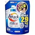 Amazon | デカラクサイズ アタック抗菌EX 2900g 洗濯洗剤 液体 つめかえ用 スプラッシュクリアの香り | ノーブランド品 | 液体洗剤