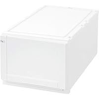 Amazon.co.jp : 天馬 衣装ケース フィッツユニットケース 押入れ用 ホワイト 幅39×奥行74×高さ30cm L3930 2個 ...