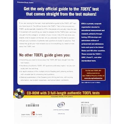 Official Guide to the TOEFL Test With CD-ROM, 4th Edition (Official ...