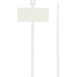 Amazon | ヘラマンタイトン マーキングタイ IT18R 100本入 標準・屋内用グレード 乳白 | 荷締め・ラチェットベルト