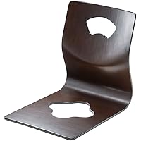 Amazon｜イーサプライ 和風 座椅子 木製 曲木 ブラウン EEX-CH34｜座椅子 オンライン通販