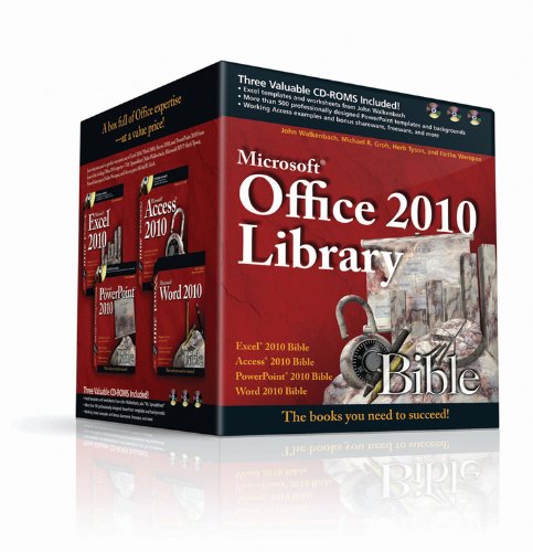 Amazon | Office 2010 Library: Excel 2010 Bible, Access 2010 Bible ...