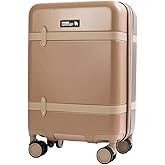 Amazon | [moz] モズ スーツケース Mサイズ キャリーケース 66L TSAロック ストッパー機能 サイレントキャスター 静音 静音キャスター (モカ/ダークブラウン ...