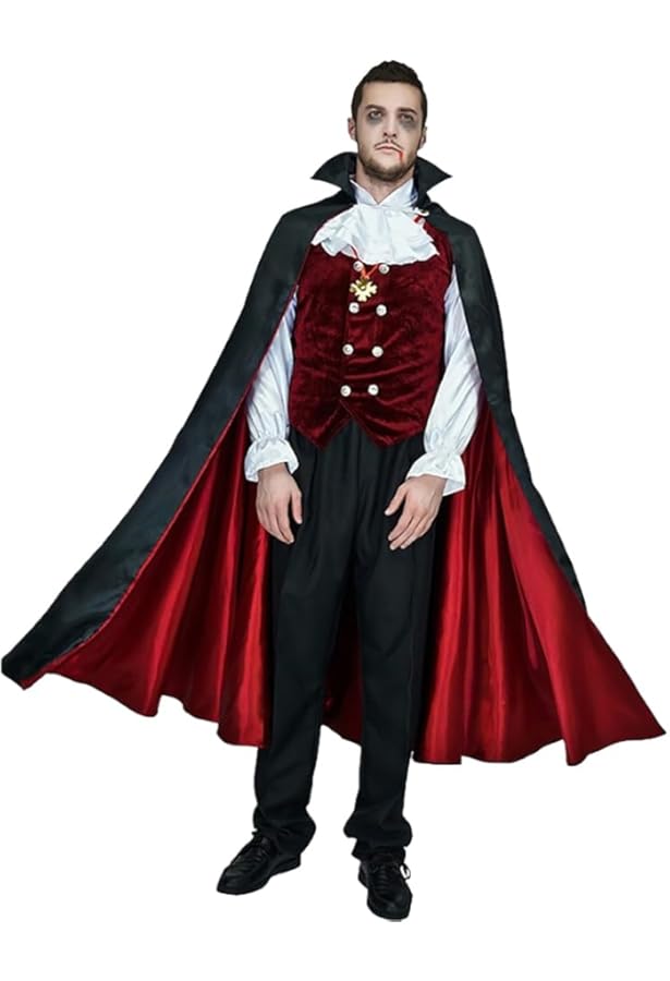 Amazon.co.jp: [Yolrky] ハロウィン 仮装 メンズ ヴァンパイア 吸血鬼