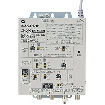 Amazon.co.jp： DXアンテナ CS/BS-IF・CATVブースター 【2K 4K 8K 対応】 共同受信用 屋内専用 下り利得30dB 電源内蔵 高シールド CW30MS: 家電・カメラ