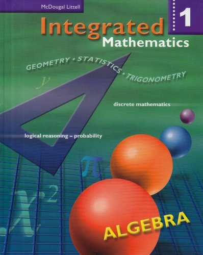 Amazon | Integrated Mathematics, Grades 8-12 Book 1: Mcdougal Littell ...
