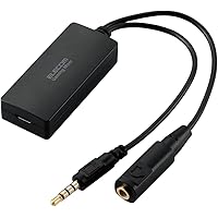 Amazon.co.jp: エレコム オーディオミキサー アナログ 【 PS5 / PS4 / Nintendo Switch 】 ゲーミングミキサー ケーブル一体型タイプ ブラック HSAD ...