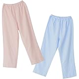 Amazon | [Eclea] 2重ガーゼのさらさらパジャマ下 2色組 Mサイズ パジャマ パジャマの下 ズボン 寝巻 部屋着 ルームウェア 洗える 洗濯 洗い替え 夏 綿 ガーゼ ふんわり ...