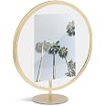 Umbra Infinity Round Desktop or Wall Picture Frame, 5 x 7, Brass ...