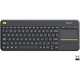 Logitech K400 Plus Wireless Keyboard with Trackpad: Keyboards: Amazon ...