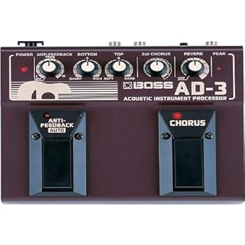 Amazon | BOSS AD-3 Acoustic Instrument Processor | アコースティックギターエフェクター | 楽器