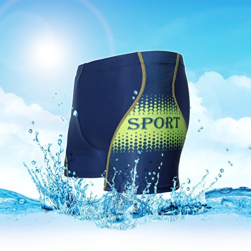 Beuwayb 유 웨이 수영경기 수영복 수영 팬츠 스패츠spats형 수영복 스윔 웨어 맨즈 휘트니스 휘트니스 서프 팬츠 흡한 속건 경기 용수륙 양용 남성용 재팬박스