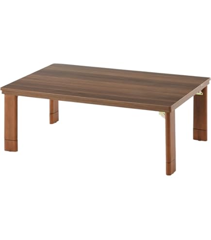 Amazon.co.jp : NEW継脚式家具調こたつ105cm幅長方形・ブラウン MYK