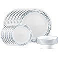 Corelle Ocean Blues Dinnerware Set, 18 Piece – Triple-Layer-Strong ...