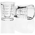 Amazon | Desirable ショットグラス エスプレッソ 60ml/2oz 計量カップ 目盛り付き 分厚い 耐熱ガラス製 ウォッカ テキーラ エスプレッソマシン 居酒屋 レストラン ...