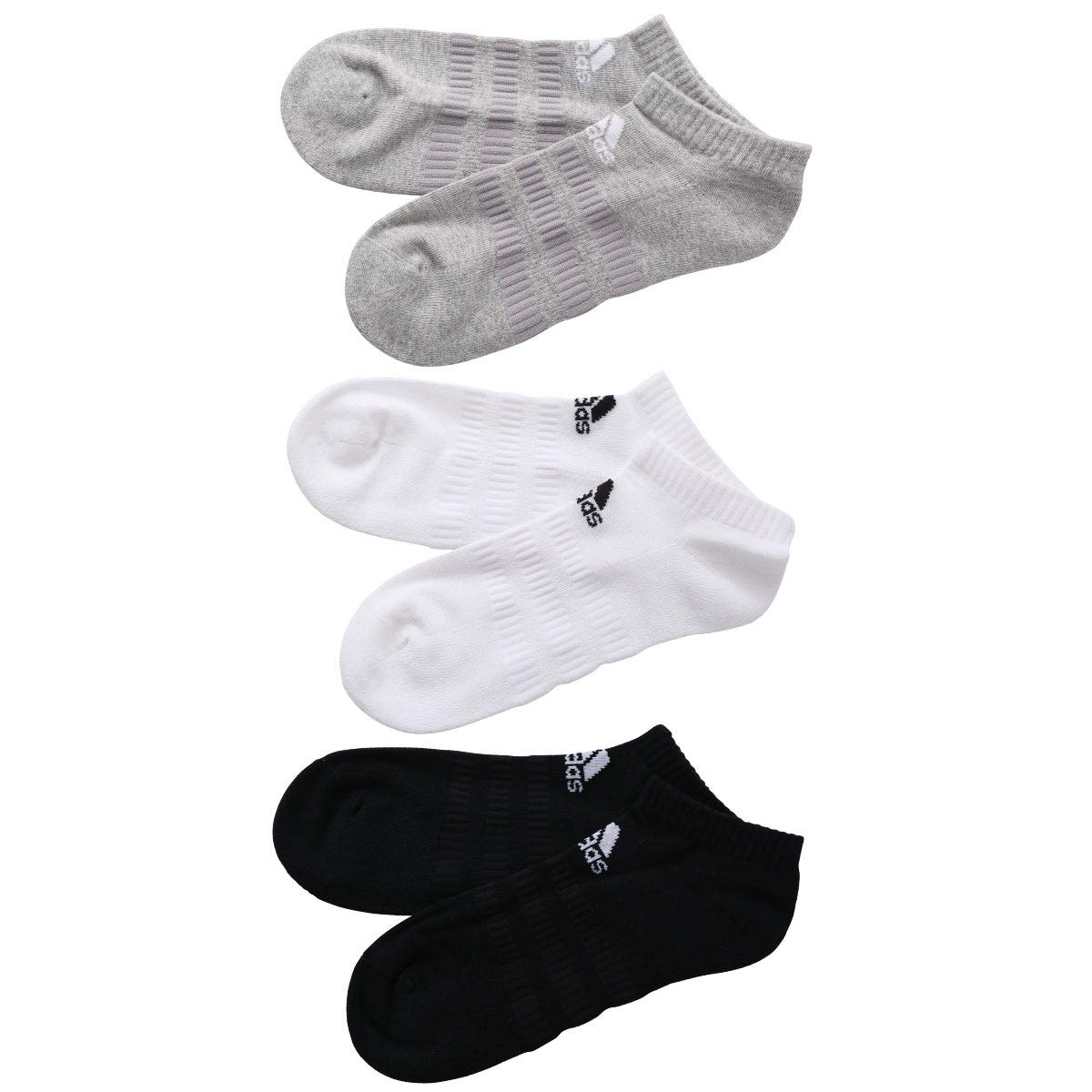 adidas レディース 3ストライプ ローカットソックス (3足組) | COLLECTION | アパレルウェブ