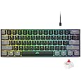 Rii Mechanical Gaming Keyboard, RK802 60% Mechanical Keyboard(9 ...