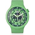 Amazon.co.jp: [スウォッチ] 腕時計 FRESH SQUEEZE BIG BOLD SB01G101 グリーン : ファッション