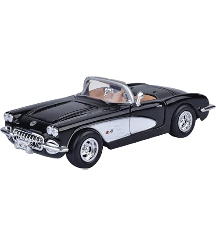 Diecast Model Cars Motormax Toy 1967 Chevy Corvette C2 Convertible ...