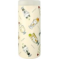 Amazon｜東亜金属 mofusand (もふさんど) マルチ ステンレス ボトル 580ml 【 猫パフェ 総柄 】 53-2046 白｜水筒・マグボトル オンライン通販