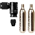 Amazon | GORIX(ゴリックス)CO2インフレーターヘッド 自転車 空気入れ 360°回転式 (GX-CO23+CO2ボンベ2本) ロードバイク CO2ヘッド 調整 携帯空気れ ...