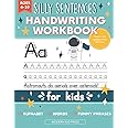 Handwriting Practice Book for Kids (Silly Sentences): Penmanship and ...