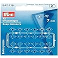 Amazon | プリム(Prym) プラスチックスナップボタン 縫い付け 丸型 7mm 12組 白 347106 | スナップ 通販