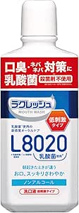 Amazon | ジェクス ラクレッシュ L8020 乳酸菌 マウスウォッシュ (マイルド) リキッド 450ml+50ml増量 アップルミント風味 450ミリリットル (x 1) | ジェ ...