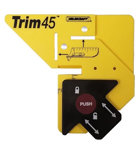 DIY Trim Tool Miter Aid Clip - Tool For Perfect 45-Degree Cuts & Tight ...