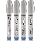 2 MARKERS: Sanford Sharpie Poster-Paint Markers White Medium Point ...