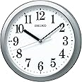 Amazon.co.jp: セイコークロック(Seiko Clock) 掛け時計 銀色メタリック 直径28.0x4.6cm 電波 アナログ コンパクトサイズ KX256S : ホーム＆キッチン