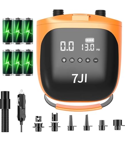 Amazon.co.jp: H&W【2024 独自技術】 携帯式エアーポンプ 電動エアー