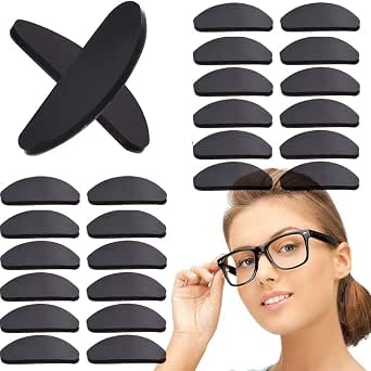 Amazon.co.jp: Eyeglass Nose Pads Stickers, Soft Silicone, Eyeglass Nose ...
