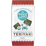 Honest Sea Roasted Seaweed Sesame Snack Multipack, Pack of 6 (30g ...