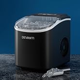 Devanti Ice Maker Machine, 2L 12KG Stainless Steel Portable Countertop ...