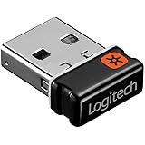 Logitech USB Unifying Receiver, 2.4 GHz Wireless Technology, USB Plug ...