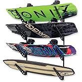 Metal Surfboard Storage Rack | 4 Surf Adjustable Wall Mount ...