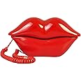 TelPal Red Mouth Telephone Wired Novelty Sexy Lip Phone Gift Cartoon ...