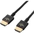 Amazon | エレコム(ELECOM) HDMI ケーブル 1.5m プレミアム 4K 2K (60P) HDR やわらかケーブル 小型コネクタ仕様 ブラック DH-HDP14EY15BK ...