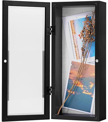 6x14 Inch Memory Display Case 6x14 Inch Black Shadow Box Display Case ...