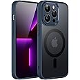 Amazon.co.jp: JETech iPhone13ProMax (13 Pro Max 6.7インチ用) マグネット ケース MagSafeに対応 半透明のマット背面 カメラレンズ ...