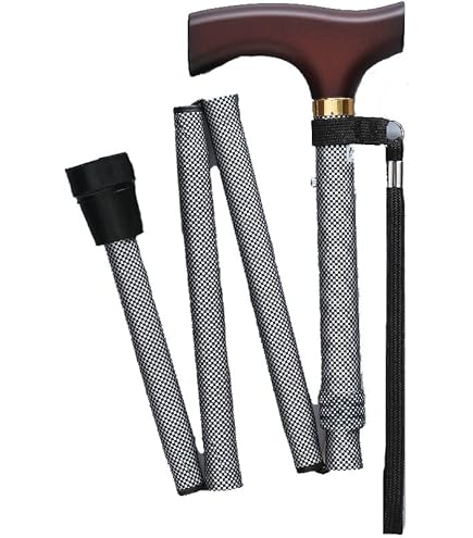 Amazon | フジホーム アクティブグレース 折畳ステッキ ブラック