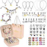 Amazon | Sitengle 宝石おもちゃ アクセサリーキット ブレスレット作り 66点セット おしゃれ 紐通しおもちゃ チャーム ビーズ遊び 誕生日 クリスマス プレゼント (虹色 ...