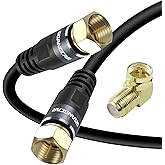 Amazon | SGANGCAR アンテナケーブル 30M S-4C-FB同軸ケーブル ネジ式コネクタ 4K8K地デジ/BS/CS/CATV放送対応(ホワイト) | SGANGCAR ...