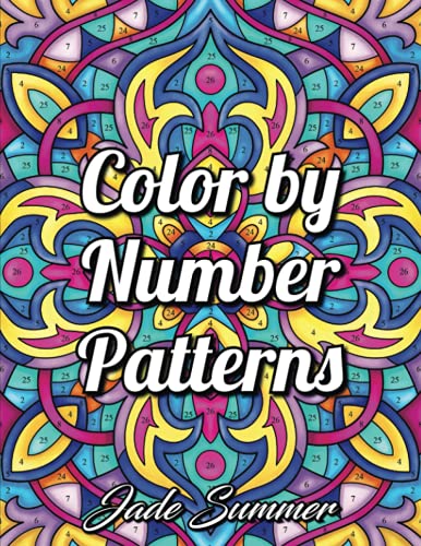 Amazon | Color by Number Patterns: An Adult Coloring Book with Fun ...