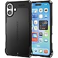 Amazon.co.jp: エレコム iPhone 16 Plus ケース 耐衝撃 衝撃吸収 ZEROSHOCK [フィルム付き] ハニカム構造 4つ角ダンパー ワイヤレス充電対応 ストラップ ...