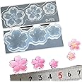 Amazon.co.jp: 〈UVクラフトレジン〉(sn277)シリコンモールド 桜 フラワー 立体型 3サイズ 和風 花 日本風 サクラ ...