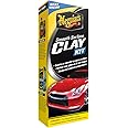 Meguiar's Smooth Surface Clay Kit - Includes 2 x 50g Premium Clay Bars, Quik Detailer 473ml and ...