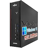 Amazon.co.jp: 【整備済み品】ミニPC ESPRIMO Q556/第7世代 i3-7100T/Win11 Pro/MS Office H&B 2019/wajunのwifi ...
